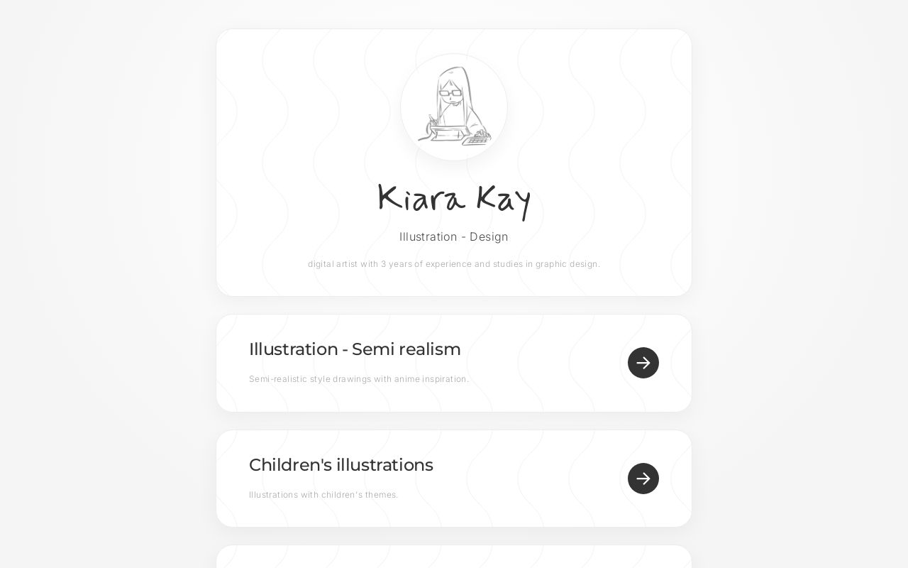 Project portfolio (eng) - Kiara Kay